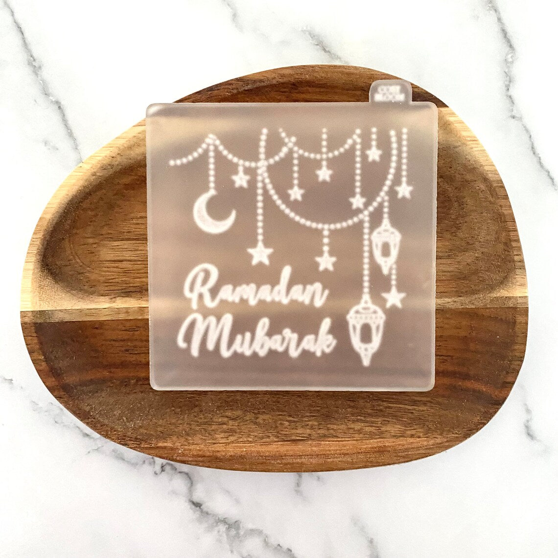 Ramadan Mubarak Lanterns Cookie PopUP Stamp and Arch Cutter | Fondant Stamp - CosyBloom