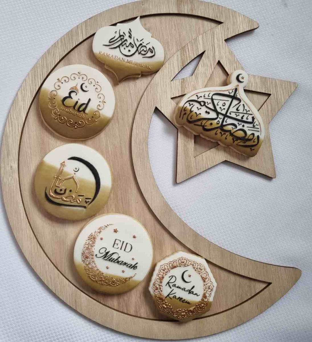 Ramadan Mubarak Arabic Calligraphy Cookie Stamps - CosyBloom