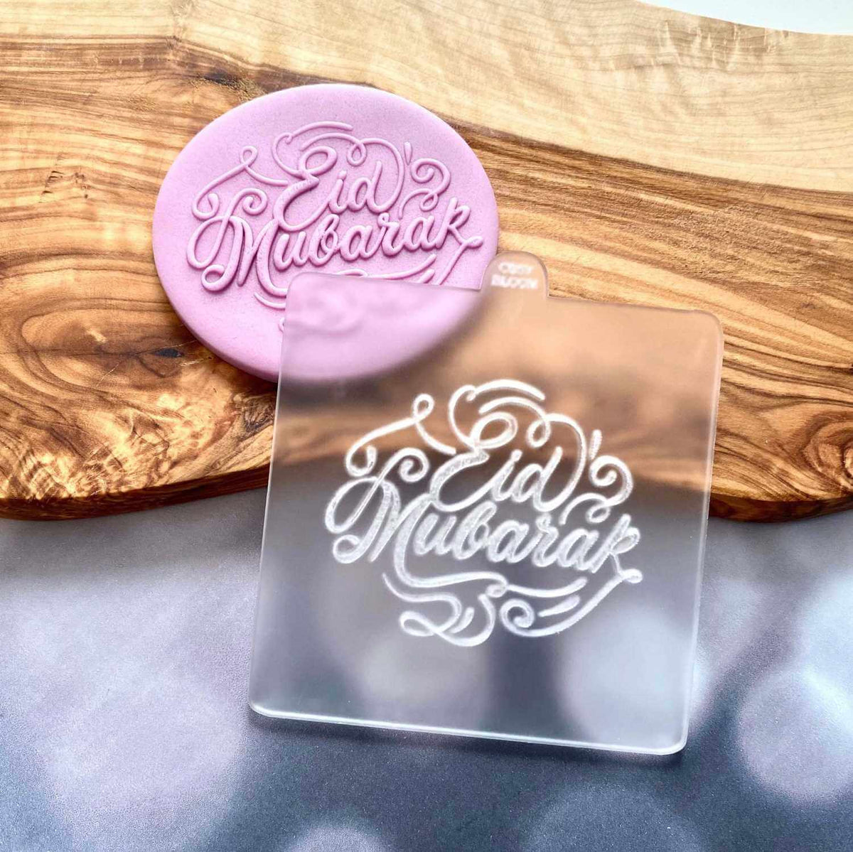 Eid Mubarak Cookie Debosser Stamp | Fondant Stamp - CosyBloom
