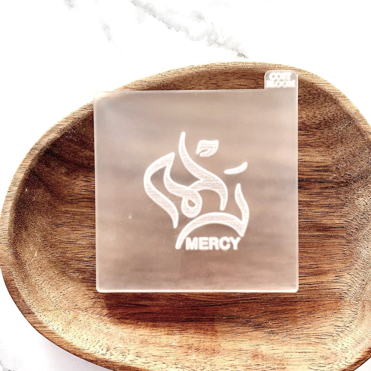 Mercy Arabic Calligraphy Cookie Embosser Stamp | Cupcake topper ...